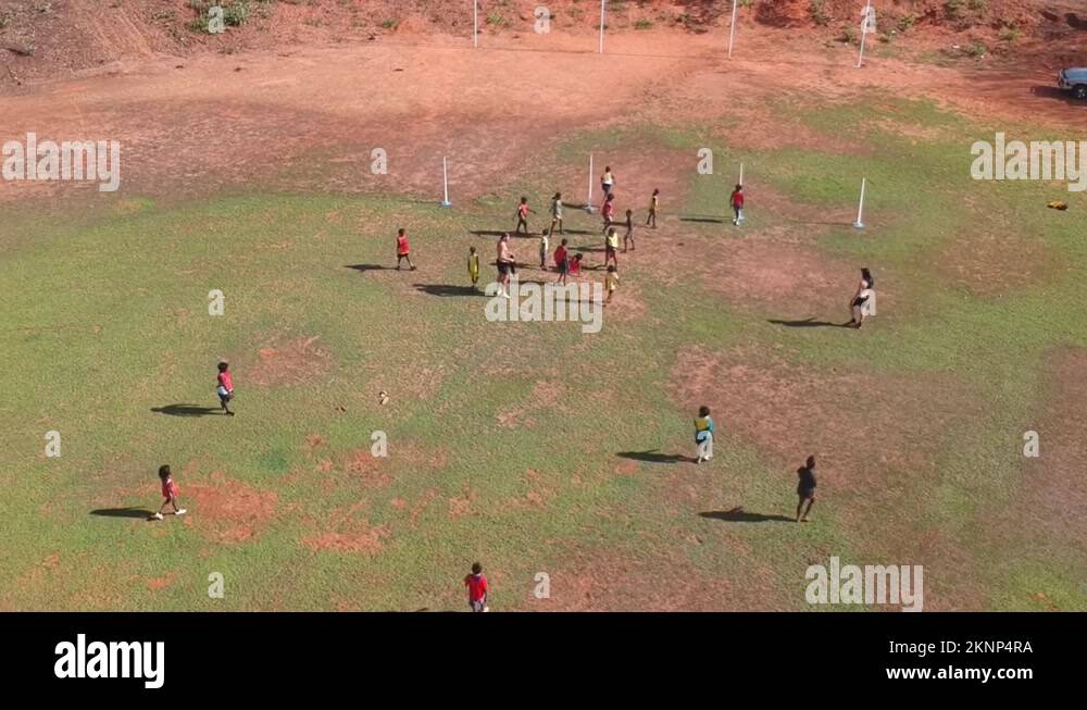 Indigenous Australian Aboriginal people Playing Australian Football ...