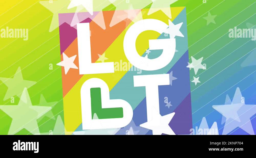 Animation lgbt text on rainbow Stock Videos & Footage - HD and 4K Video ...