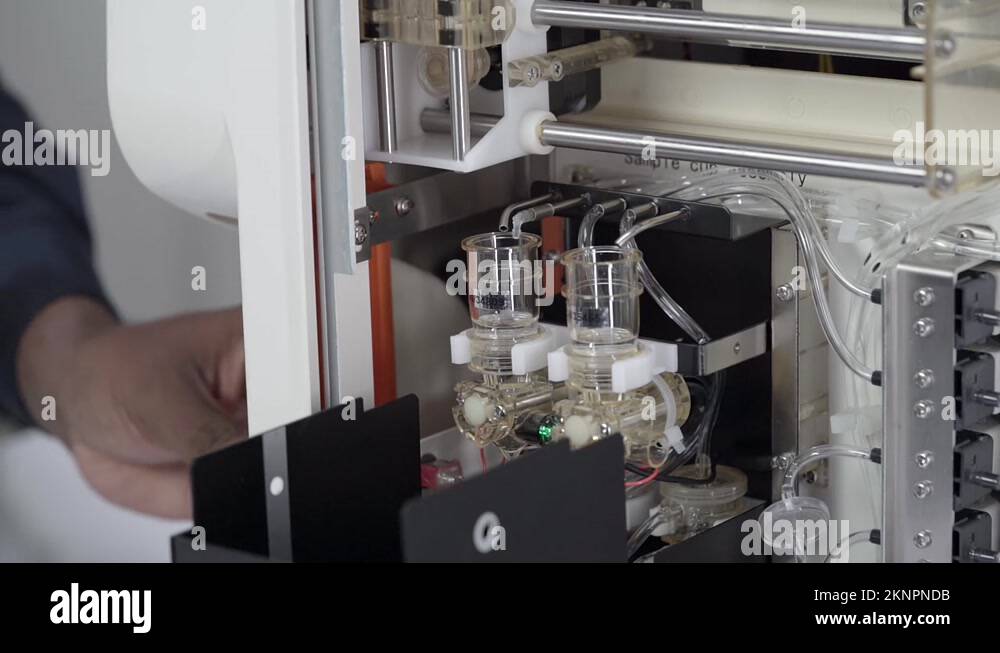 Electrode And Tubings Inside Fully Automated Electrolyte Analyzer ...