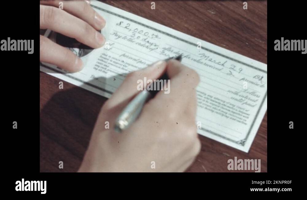 Promissory note Stock Videos & Footage - HD and 4K Video Clips - Alamy