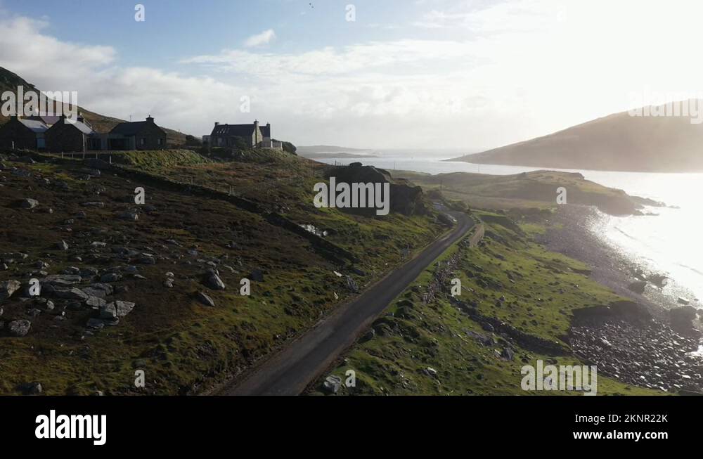 Rotating cinematic shots of the White Cliffs of Ashleam with a few ...