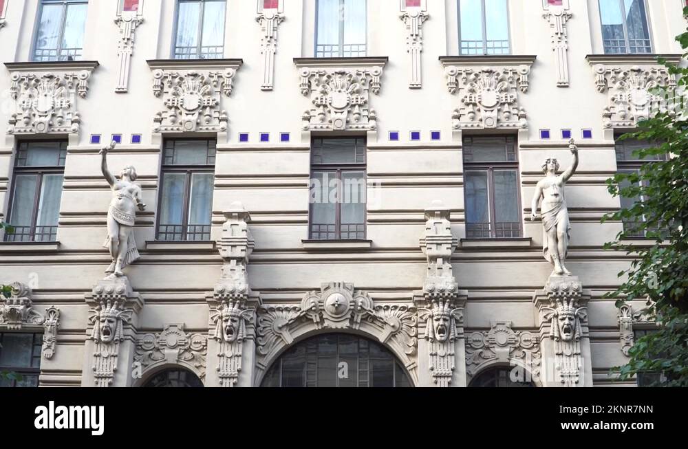Jugendstil architecture Stock Videos & Footage - HD and 4K Video Clips ...