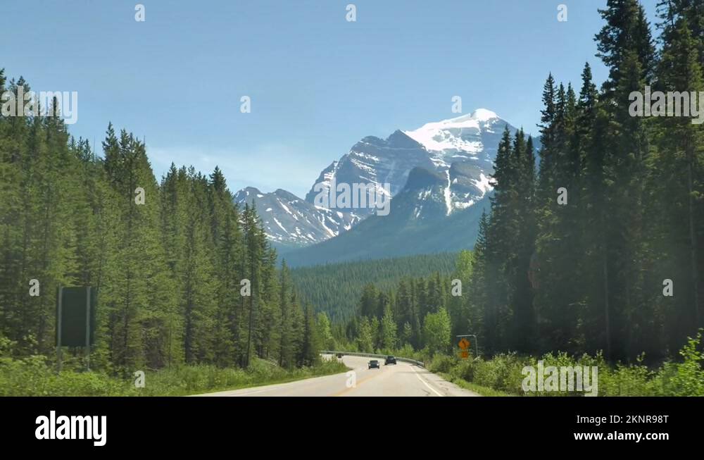 Highway through banff national park Stock Videos & Footage - HD and 4K Video Clips - Alamy