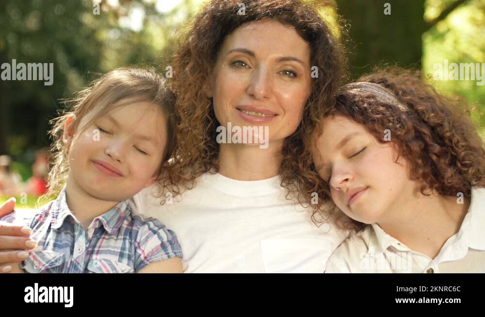 Woman with two daughters Stock Videos & Footage - HD and 4K Video Clips ...
