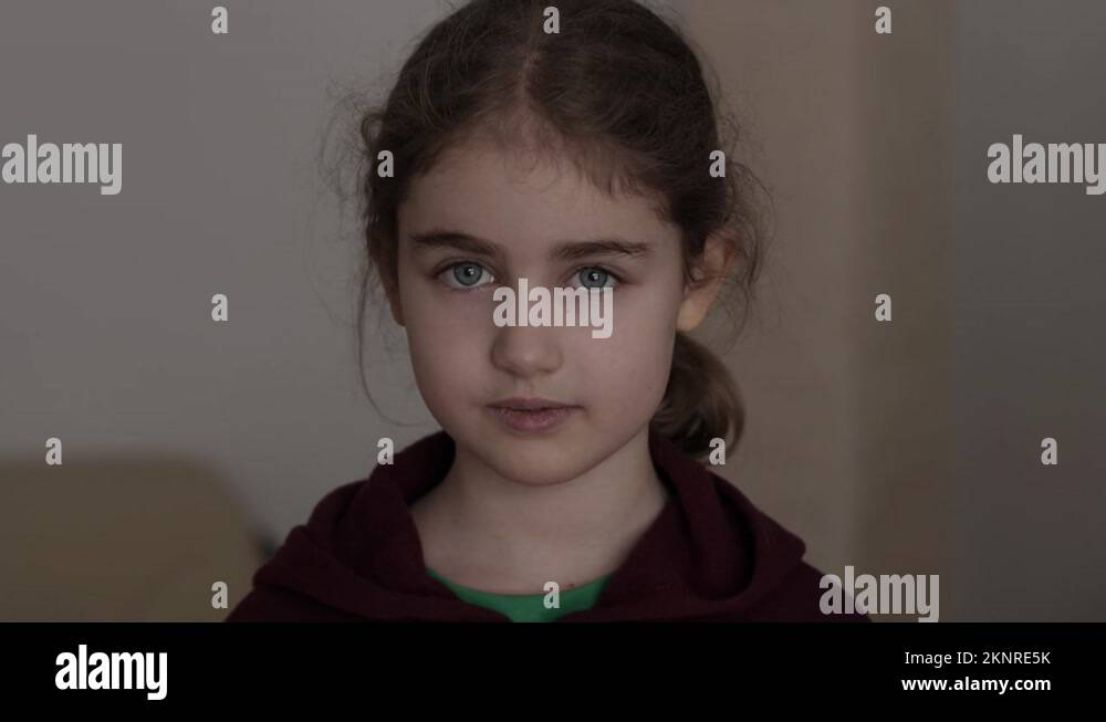 Teenager Looks and is Surprised Happy to Receive Surprise. Portrait ...