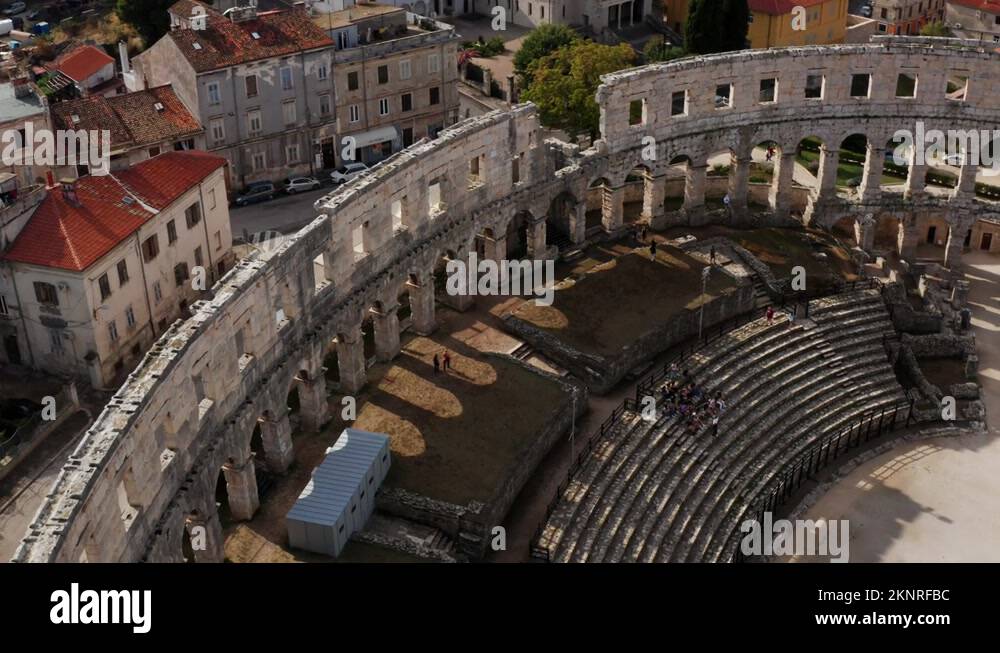 Ruins of roman amphitheatre Stock Videos & Footage - HD and 4K Video ...