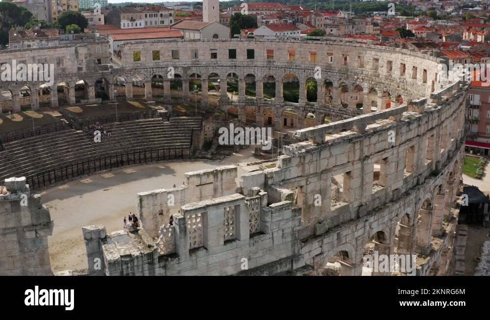 Ancient roman arena amphitheatre monument building structure historical ...
