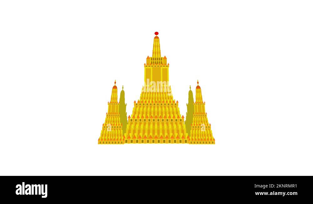 Asian temple icon cartoon Stock Videos & Footage - HD and 4K Video ...