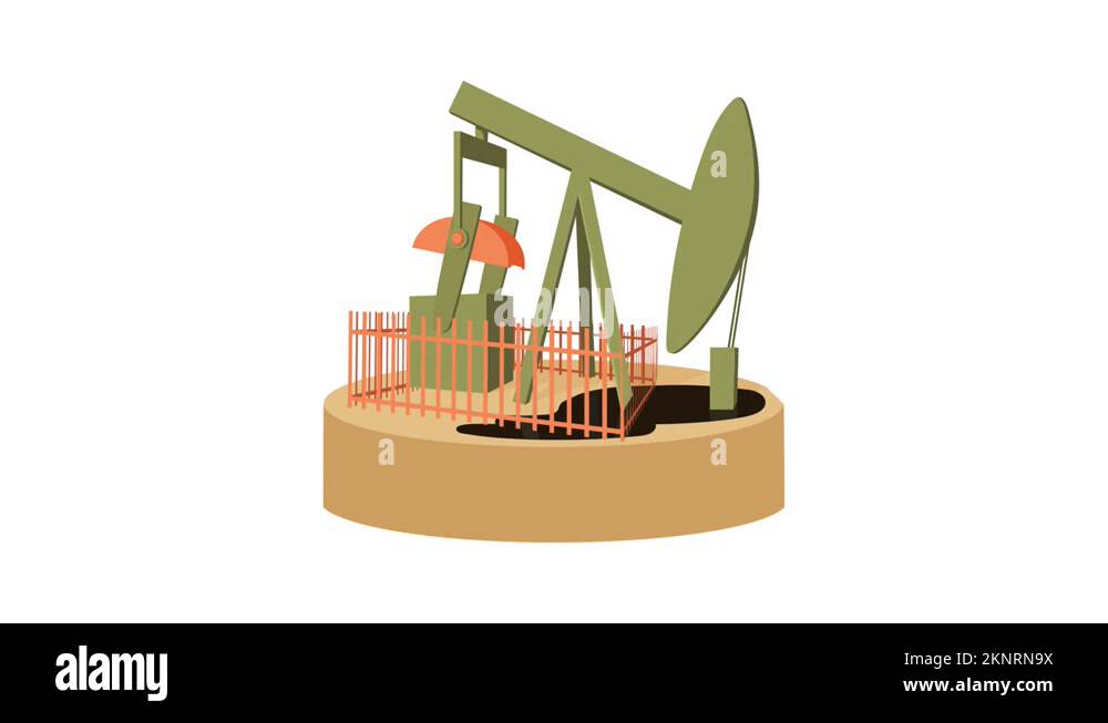 Oil rig illustration Stock Videos & Footage - HD and 4K Video Clips - Alamy