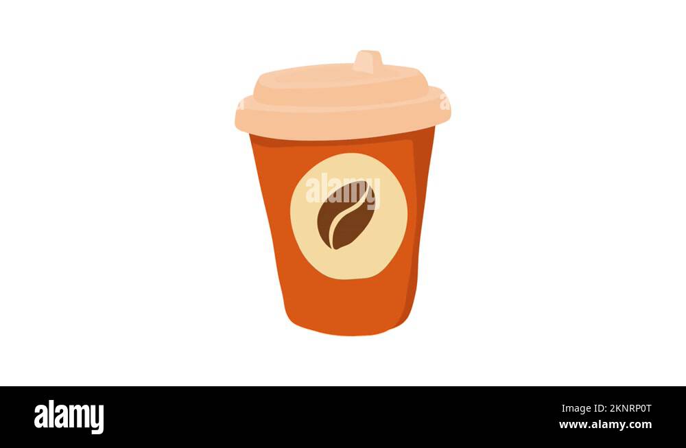 Cartoon coffe icon Stock Videos & Footage - HD and 4K Video Clips - Alamy