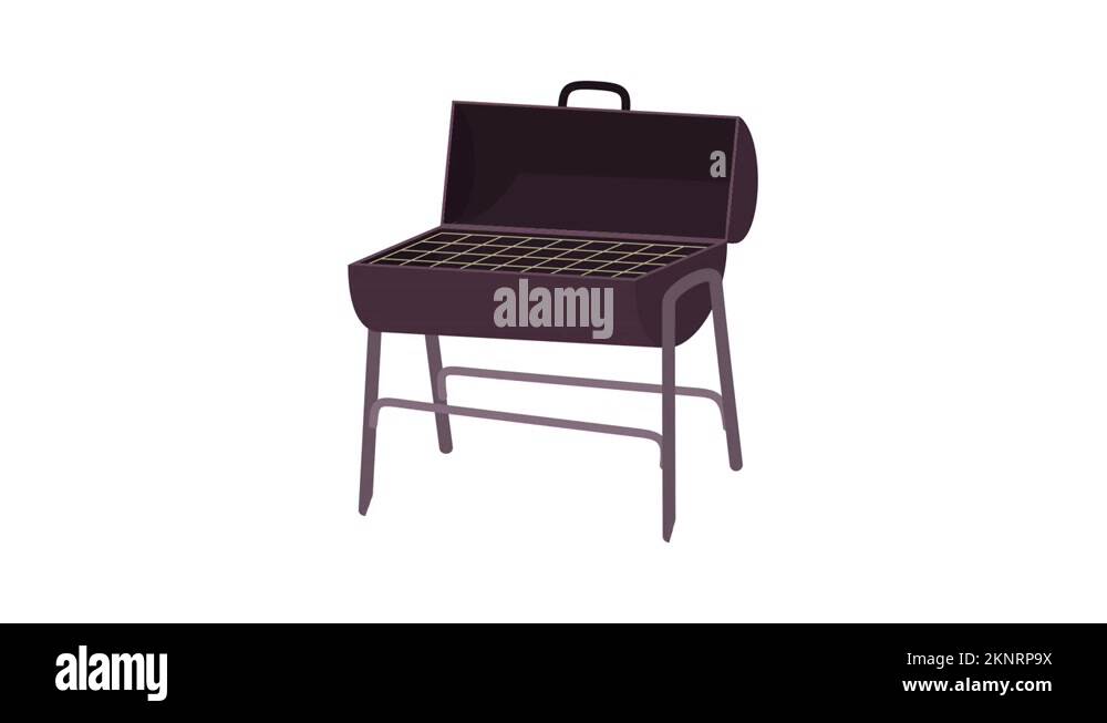 Barbecue grill rack cartoon Stock Videos & Footage - HD and 4K Video ...