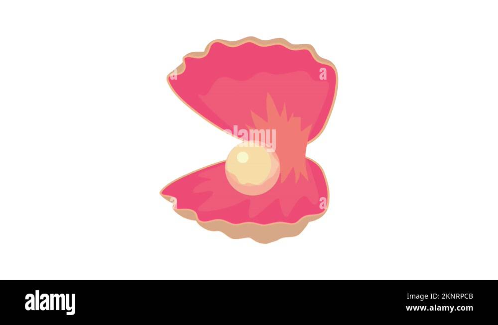 Oyster shell illustration Stock Videos & Footage - HD and 4K Video ...