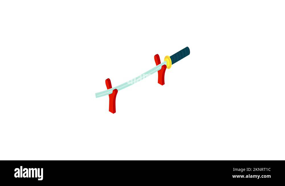 Katana icon cartoon style Stock Videos & Footage - HD and 4K Video ...
