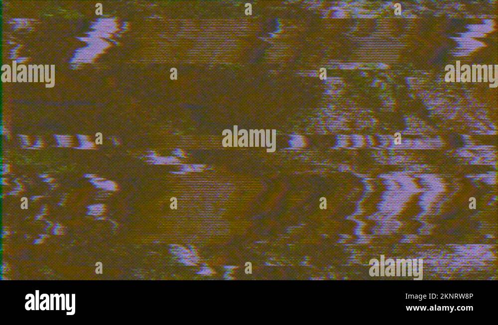 Bad tv effect, glitch, noise, visual video effects, different elements ...