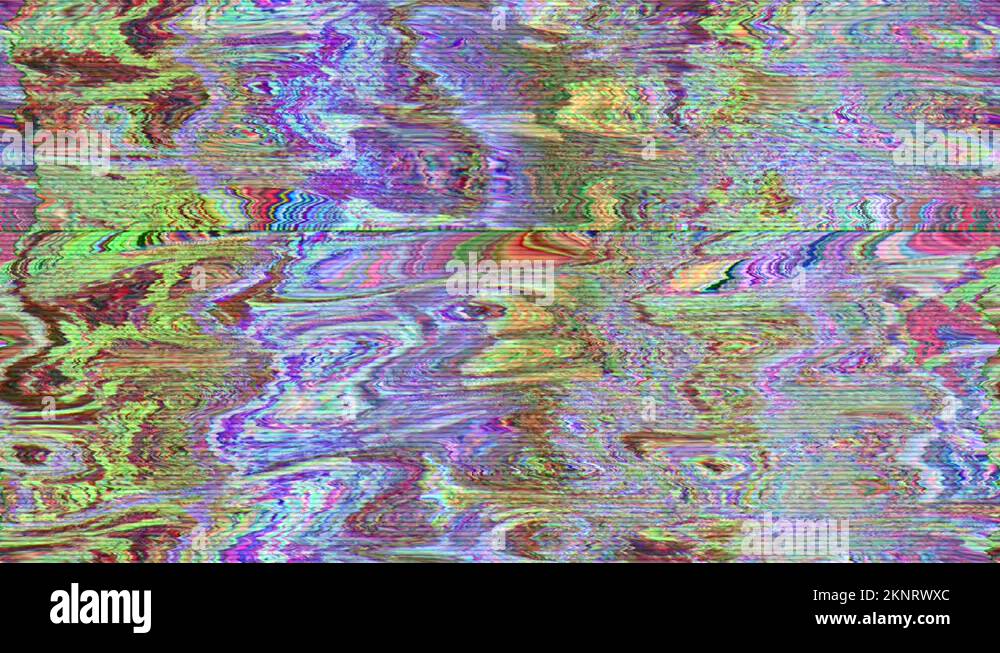 Digital bad signal shimmering futuristic iridescent background Stock ...