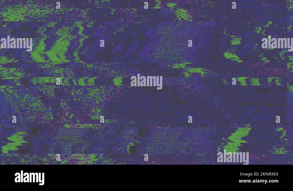 Bad tv effect, glitch, noise, visual video effects, different elements ...