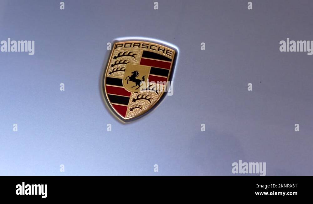 Porsche badge Stock Videos & Footage - HD and 4K Video Clips - Alamy