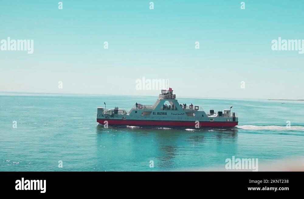 Boy Pointing with his hand while in his way to Djerba on a ferry Stock ...