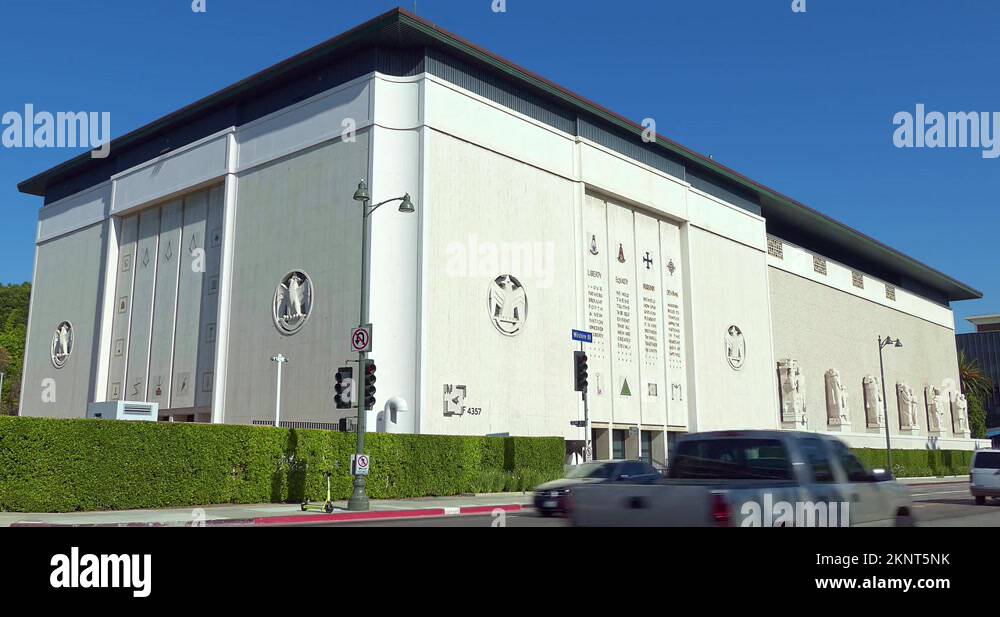 Scottish Rite Masonic Temple on Wilshire Blvd in Los Angeles ...