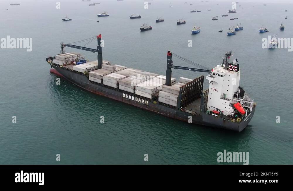 Container ship departing harbor Stock Videos & Footage - HD and 4K ...