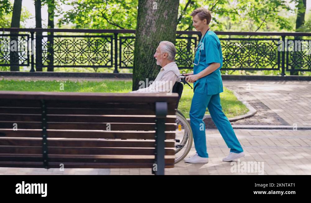 Wheelchair friendly park Stock Videos & Footage - HD and 4K Video Clips ...