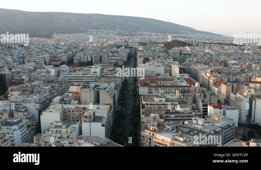 Skyline of athens at sunset Stock Videos & Footage - HD and 4K Video ...
