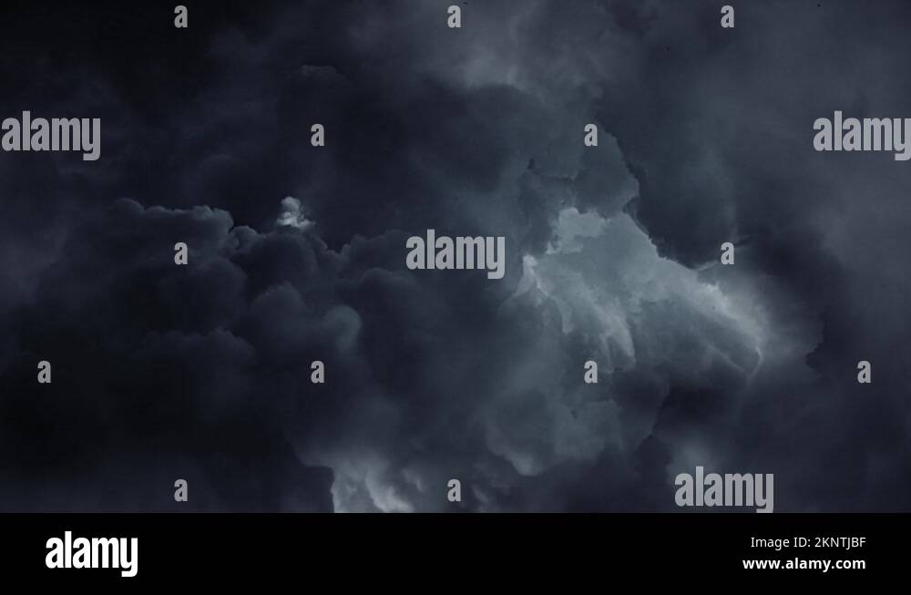 4k thunderstorms, cumulonimbus clouds and lightning strikes moving in ...