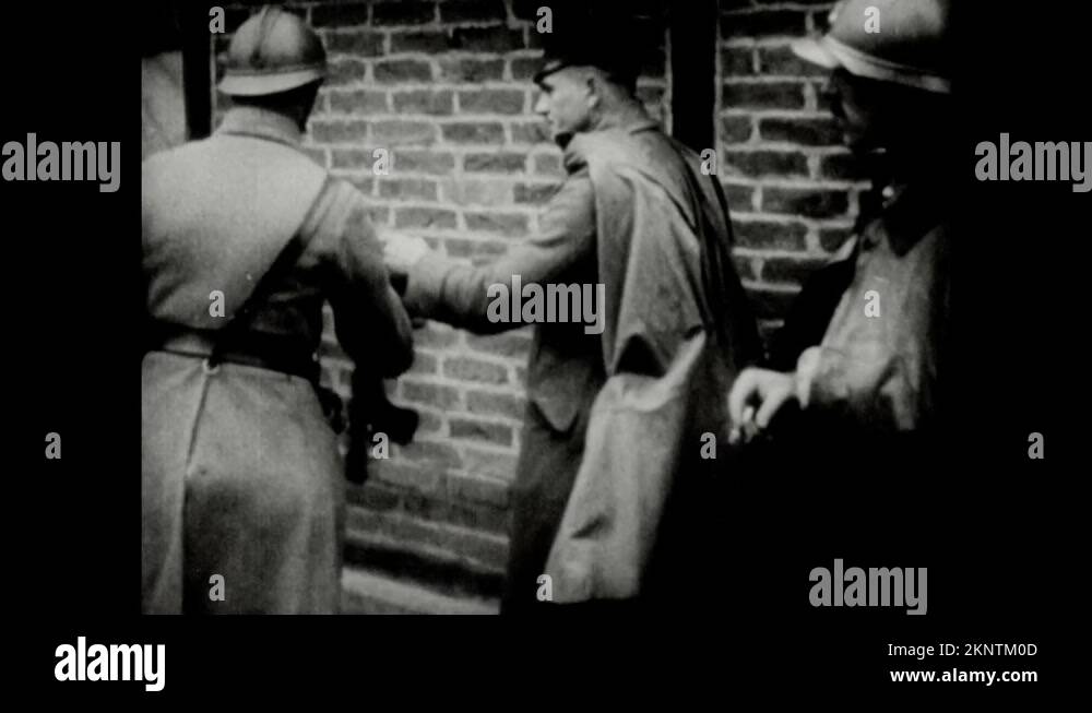 1930s: Soldiers removing clothing, equipment. Men in uniform. Train ...
