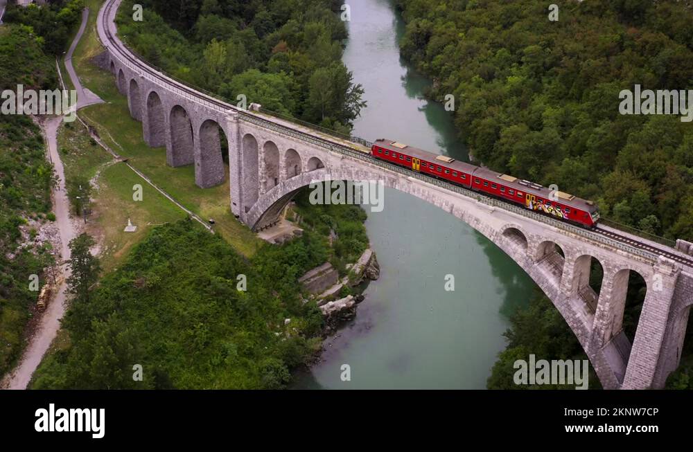 Train viaduct river aerial Stock Videos & Footage - HD and 4K Video ...