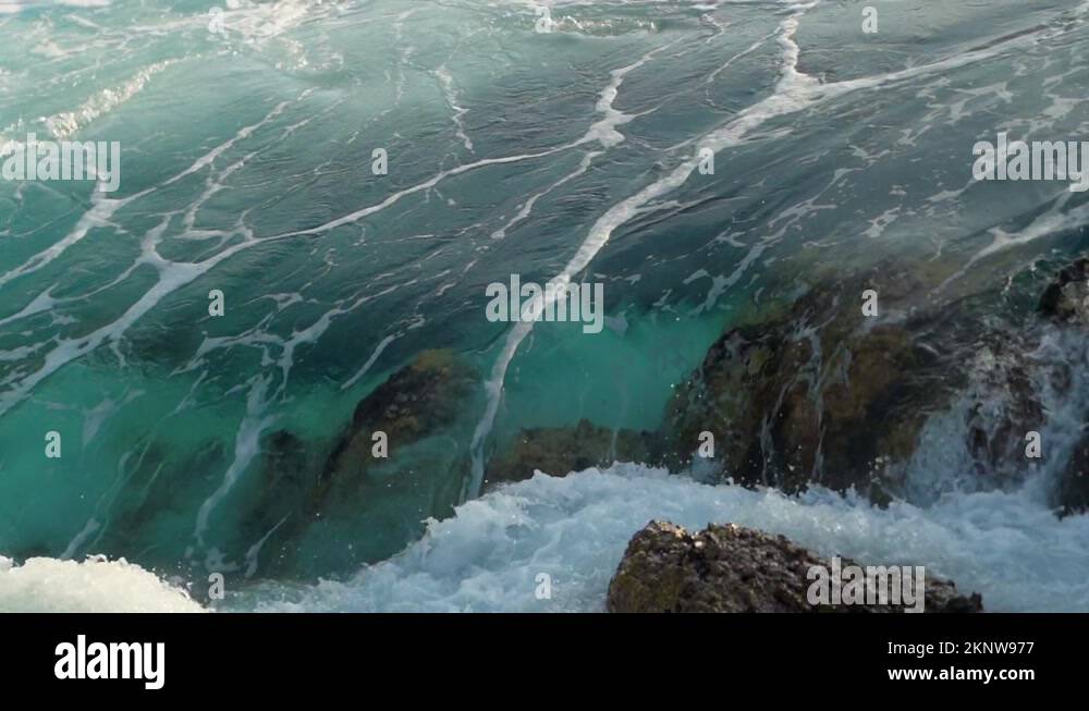 Ocean water moving through rocks Stock Videos & Footage - HD and 4K ...