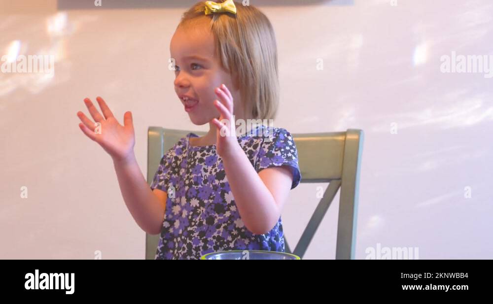 Toddler girl clapping laughing Stock Videos & Footage - HD and 4K Video ...