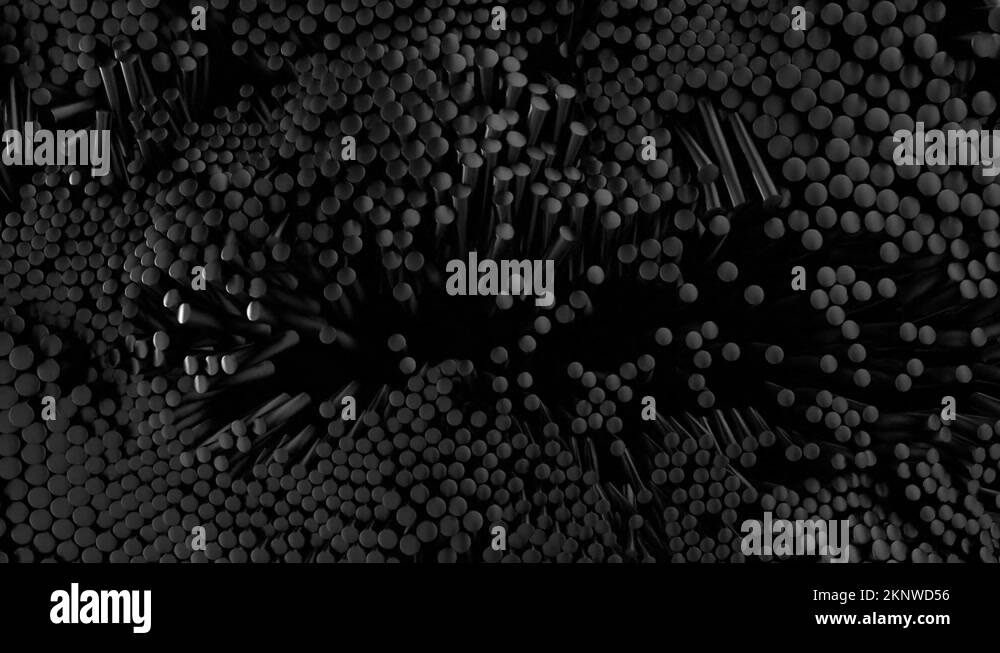 Black cylinder shader wave glossy pillars extrusion visual effect top ...