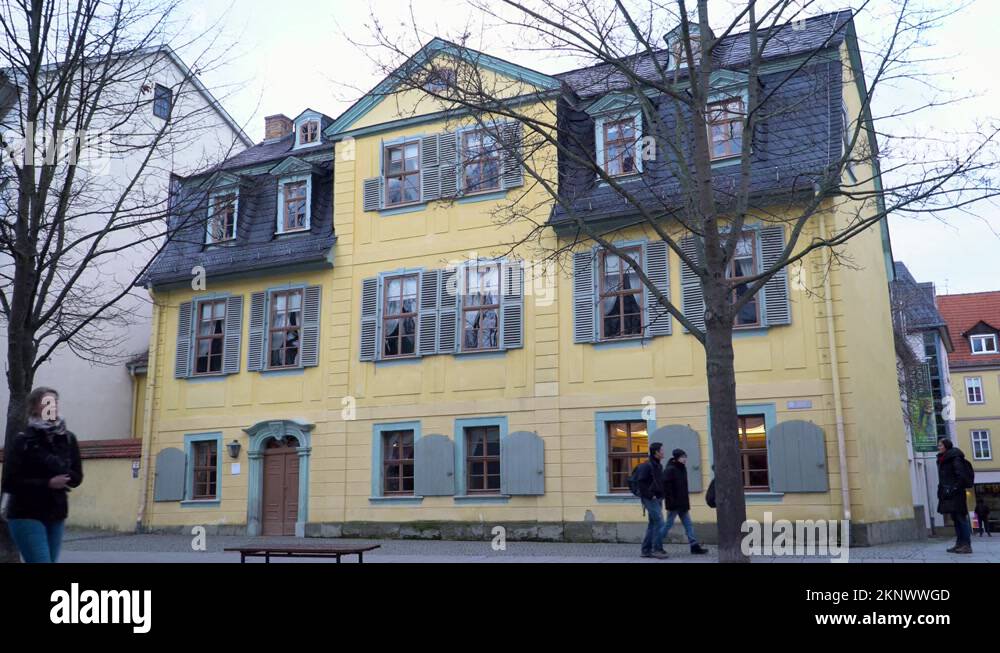 Famous Schillerhaus in Weimar a Famous Sightseeing Spot and Museum ...