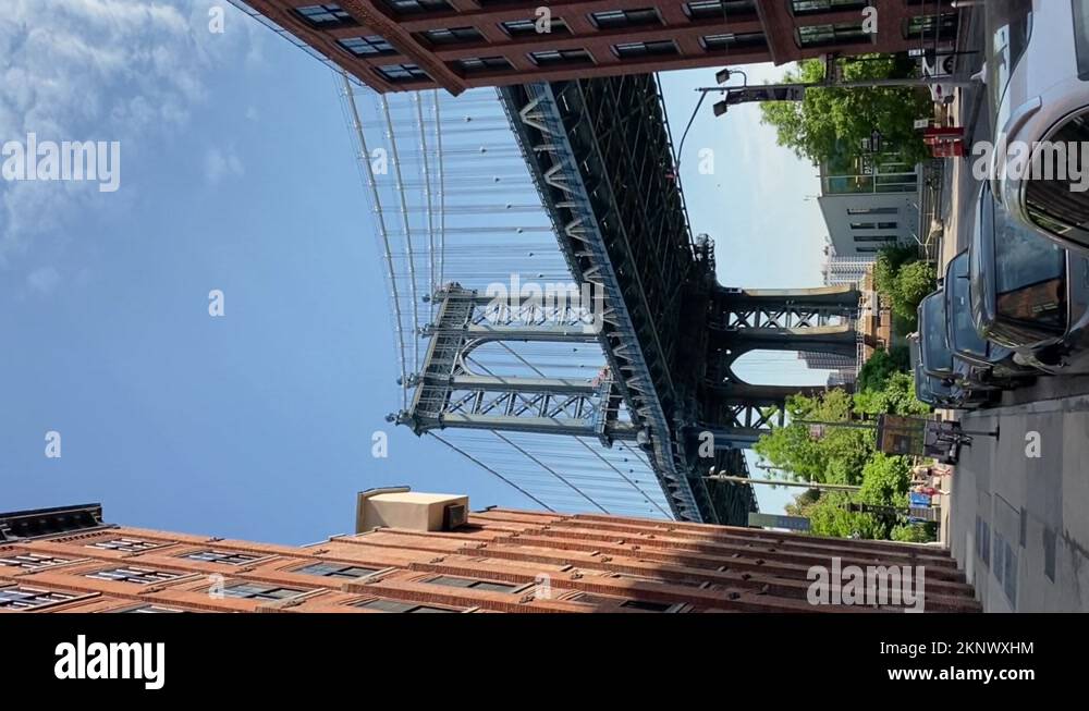 Street with a manhattan bridge view Stock Videos & Footage - HD and 4K ...
