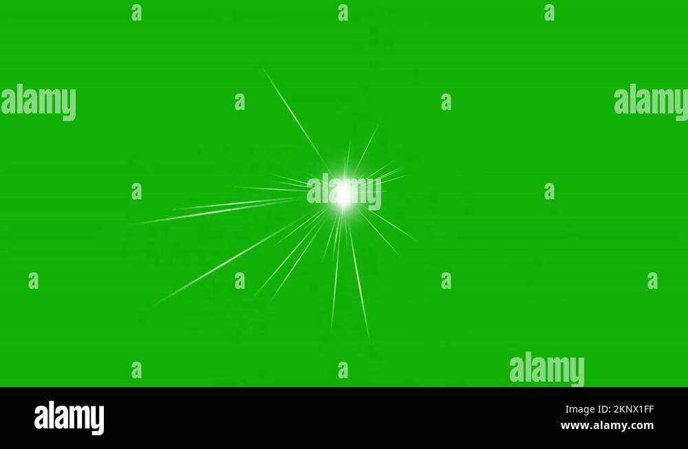Twinkling star and light rays green screen motion graphics Stock Video ...