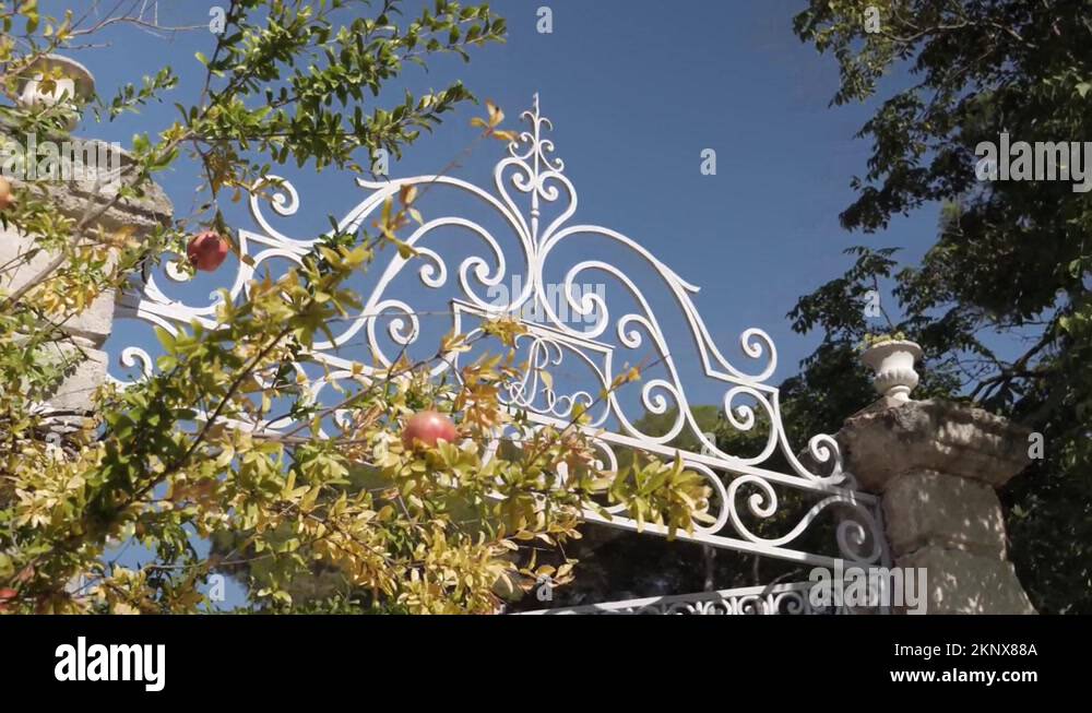 Victorian wrought iron gate Stock Videos & Footage - HD and 4K Video ...