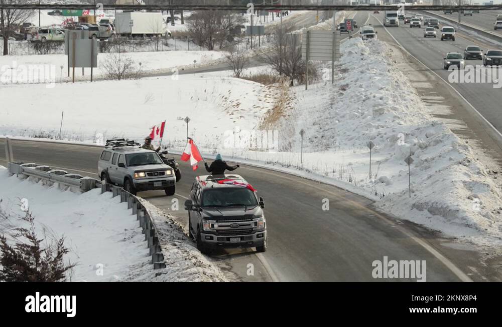 Freedom convoy flag Stock Videos & Footage - HD and 4K Video Clips - Alamy