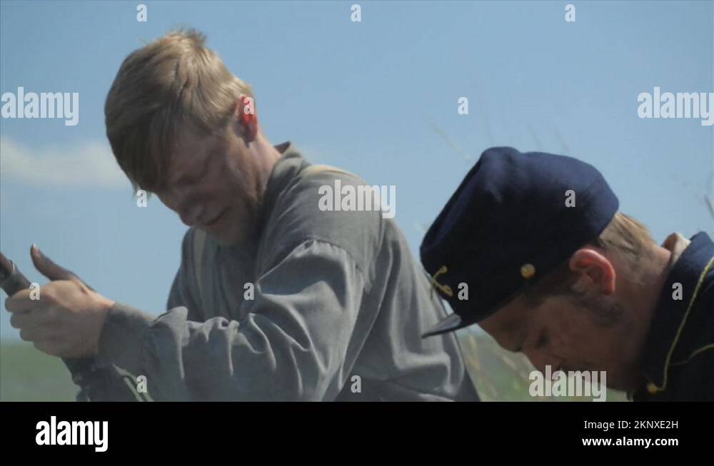 7th Cavalry Soldiers in Little Big Horn Battle - Indian Wars portrayal ...