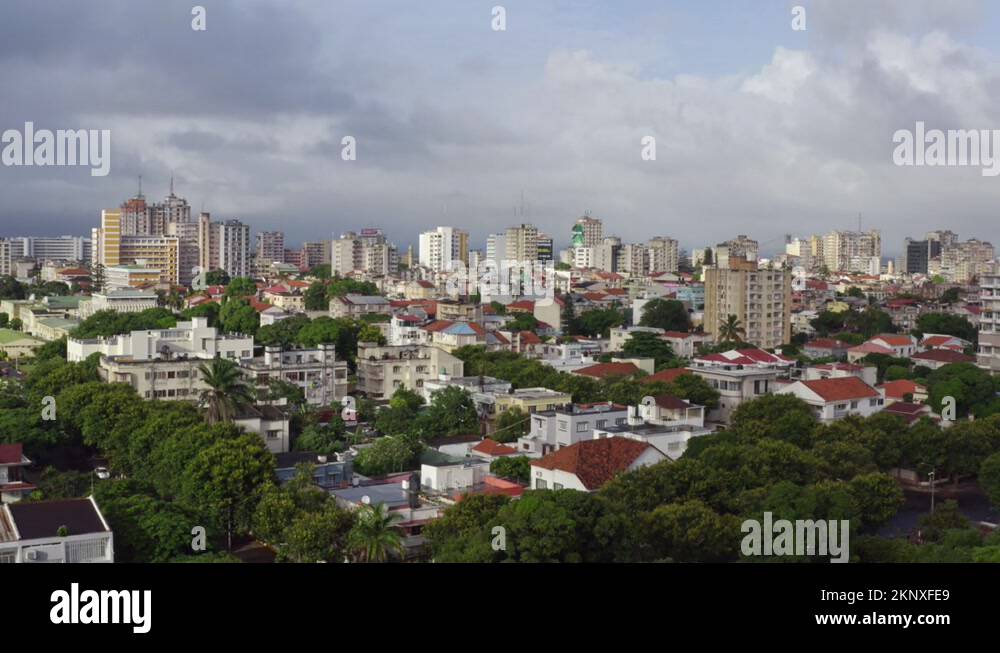 Aerial view downtown maputo Stock Videos & Footage - HD and 4K Video ...