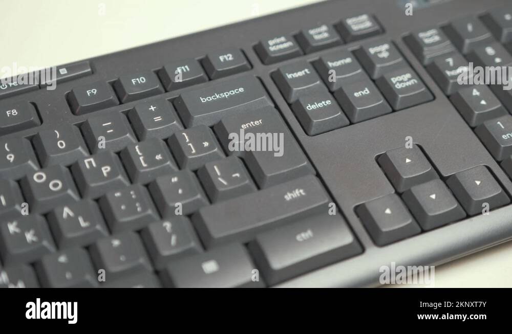 Enter key keyboard black Stock Videos & Footage - HD and 4K Video Clips - Alamy