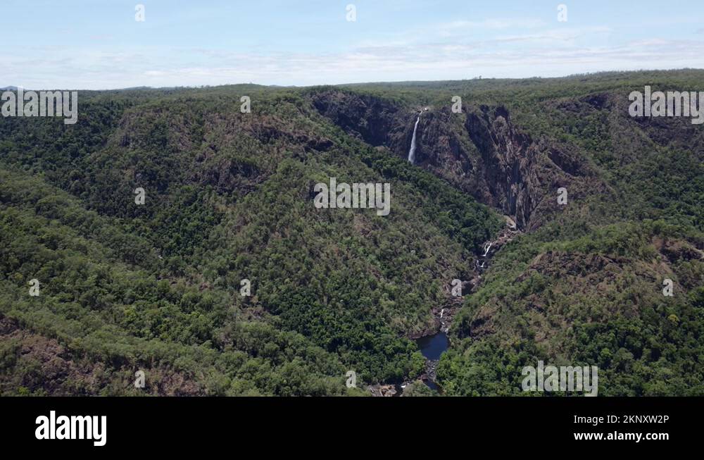 Verdant Forest At Girringun National Park With Wallaman Falls In QLD ...