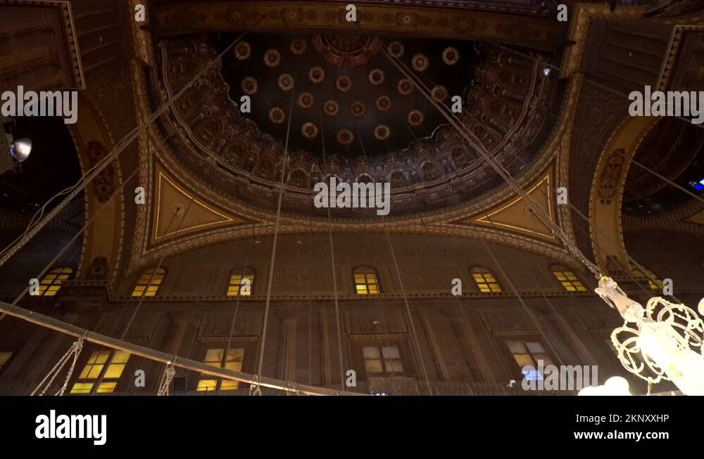 Mosque of Muhammad Ali interior isalamic beautiful architecture in ...