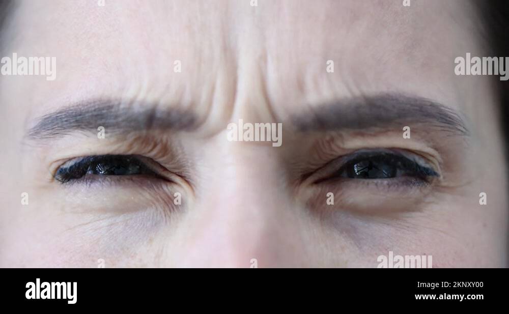 Frowning eyes Stock Videos & Footage - HD and 4K Video Clips - Alamy