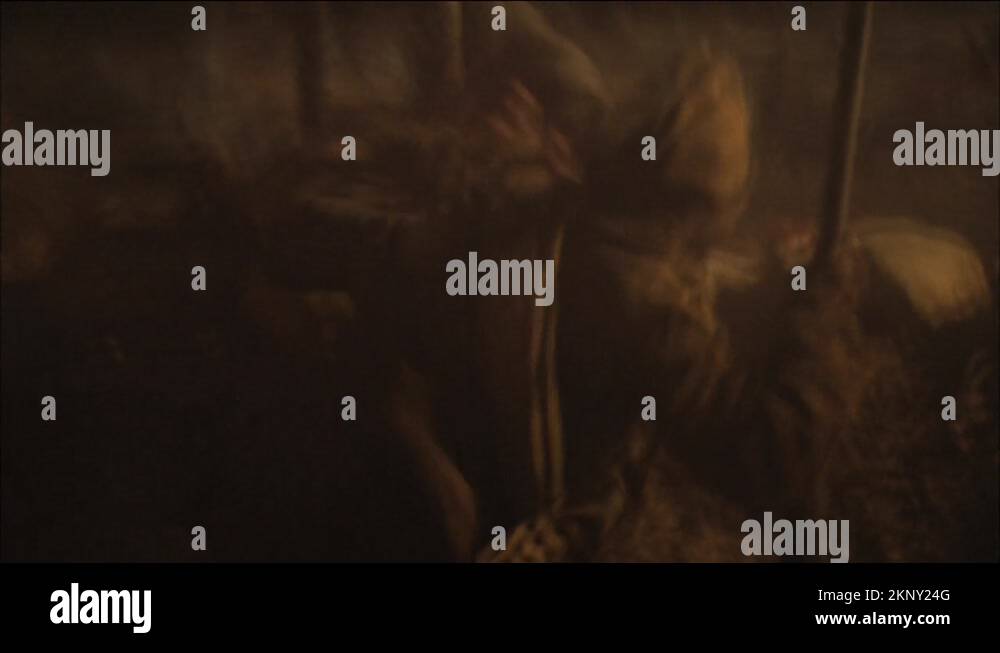 WW1 U.S. Army Soldier trenches Hand-to-Hand - staged combat portrayal ...