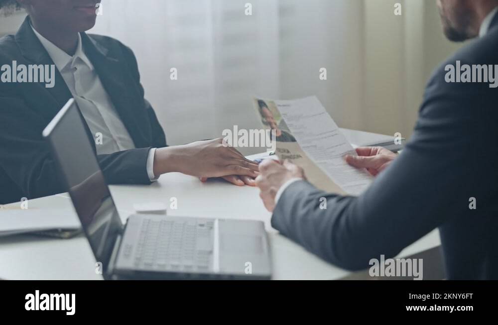 Female candidate job interview Stock Videos & Footage - HD and 4K Video ...