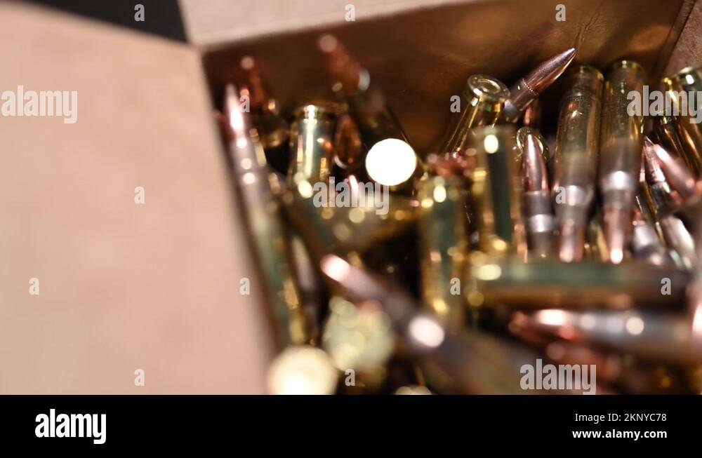 left to right slide of AR15 assault rifle ammunition left to right ...