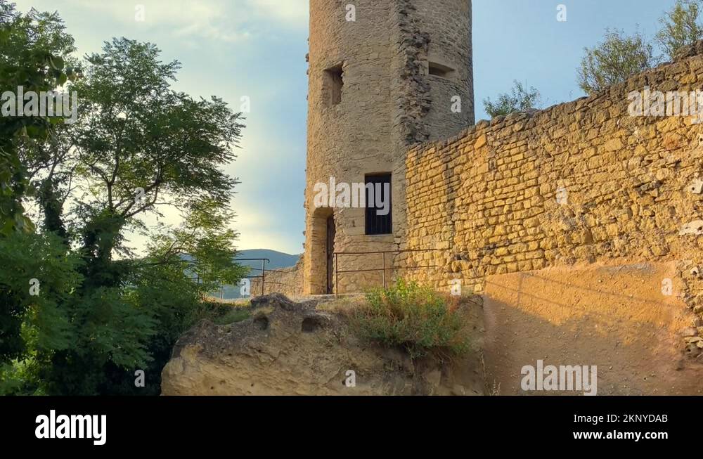 Tower of the Citadel or Tower of Sus Pous of the village of Cucuron ...