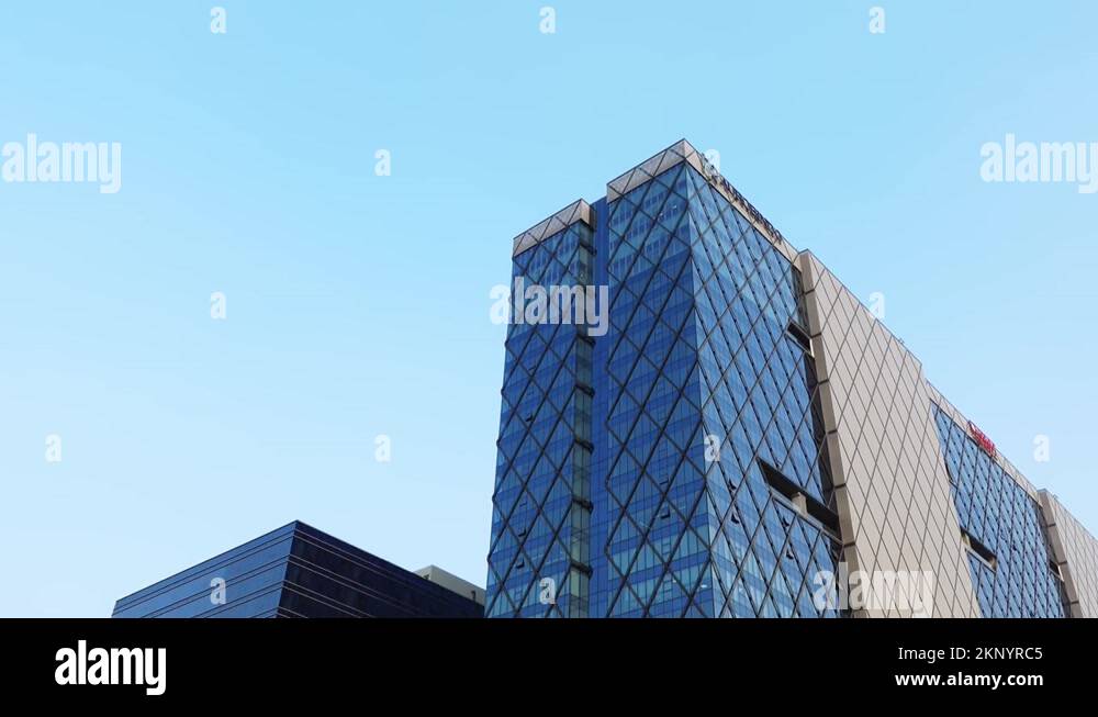 Commercial office corporate high rise buildings Stock Videos & Footage ...