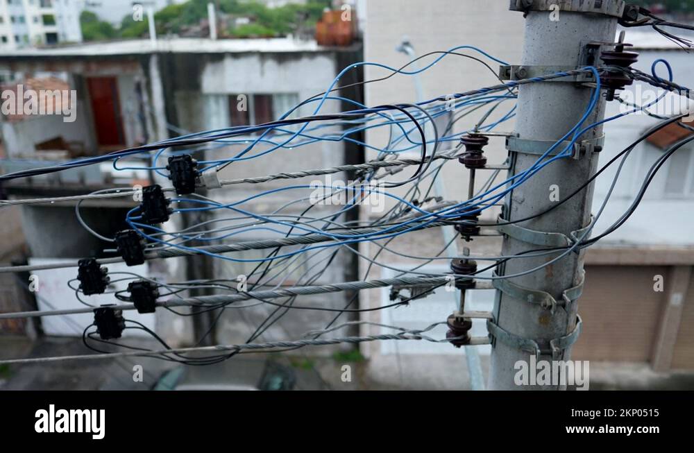 Danger from electricity wires and cables Stock Videos & Footage - HD ...