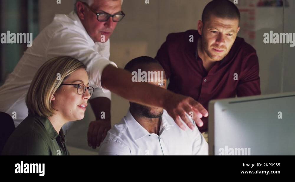 Exploring all their top ideas together. 4k video of a group of ...